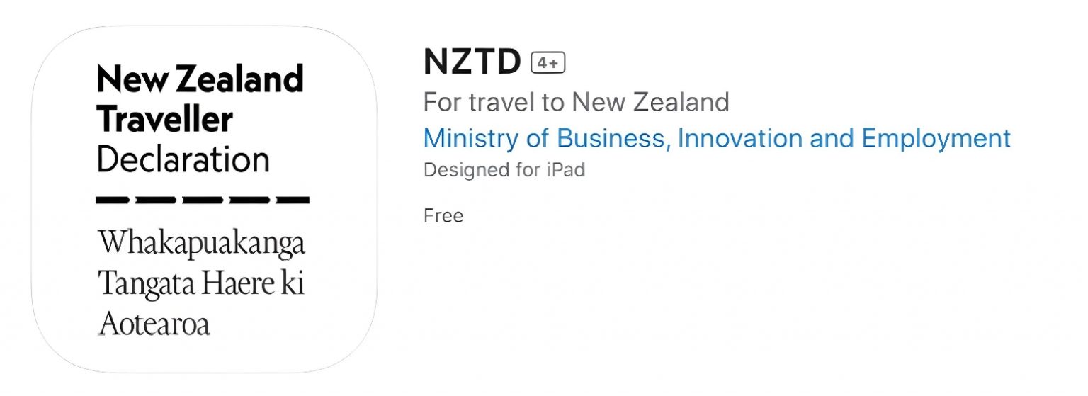 New Zealand Traveller Declaration